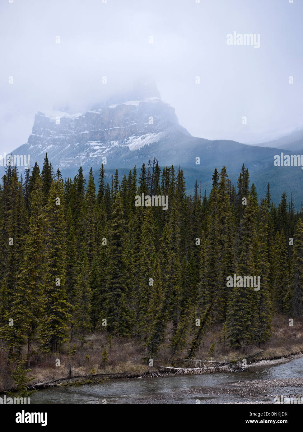 Storm mountain viewpoint banff hi-res stock photography and images - Alamy
