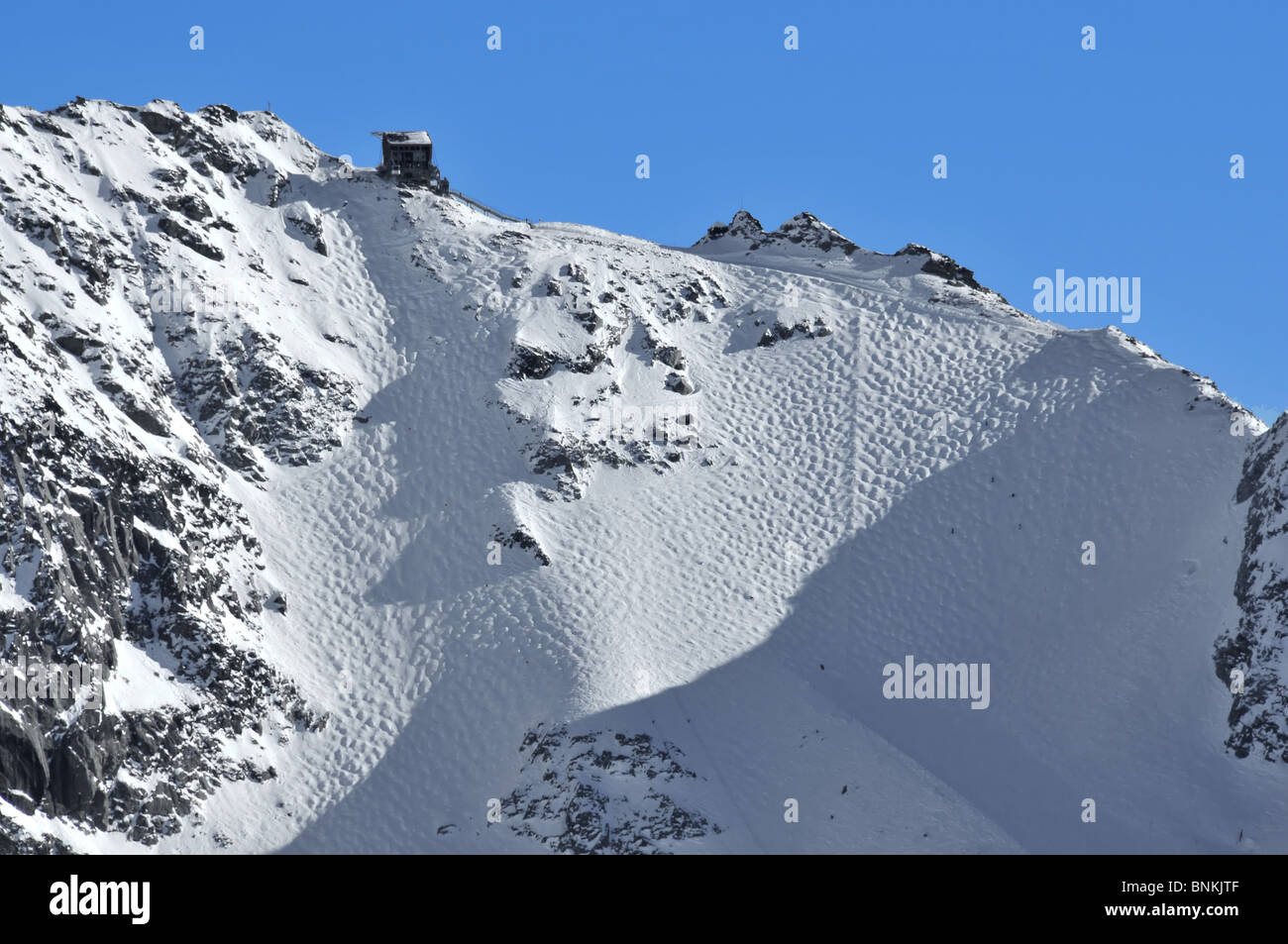 Switzerland Valais Verbier ski skiing skier snow mountain Alps cable ...