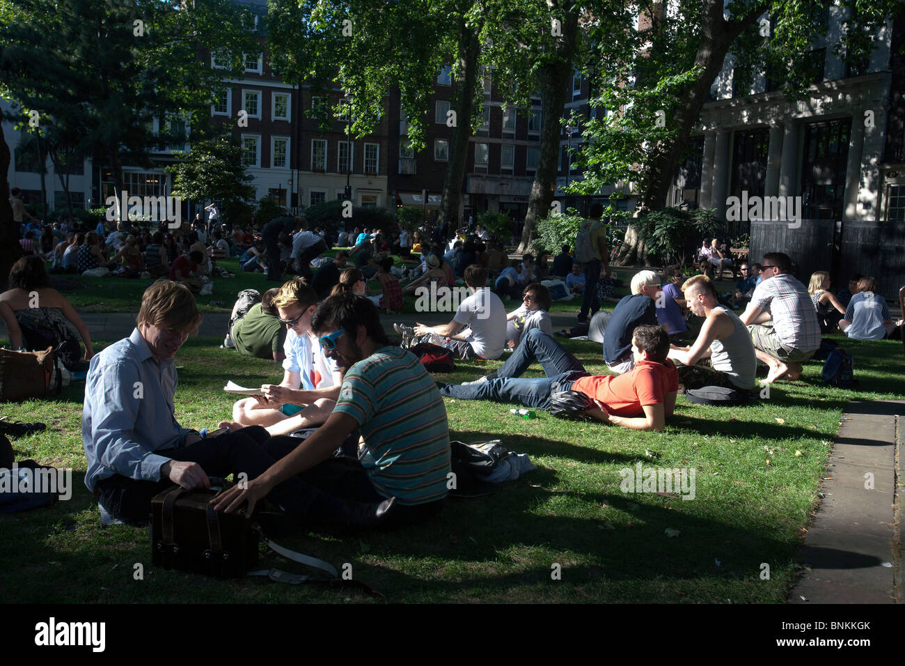 soho square in london Stock Photo - Alamy