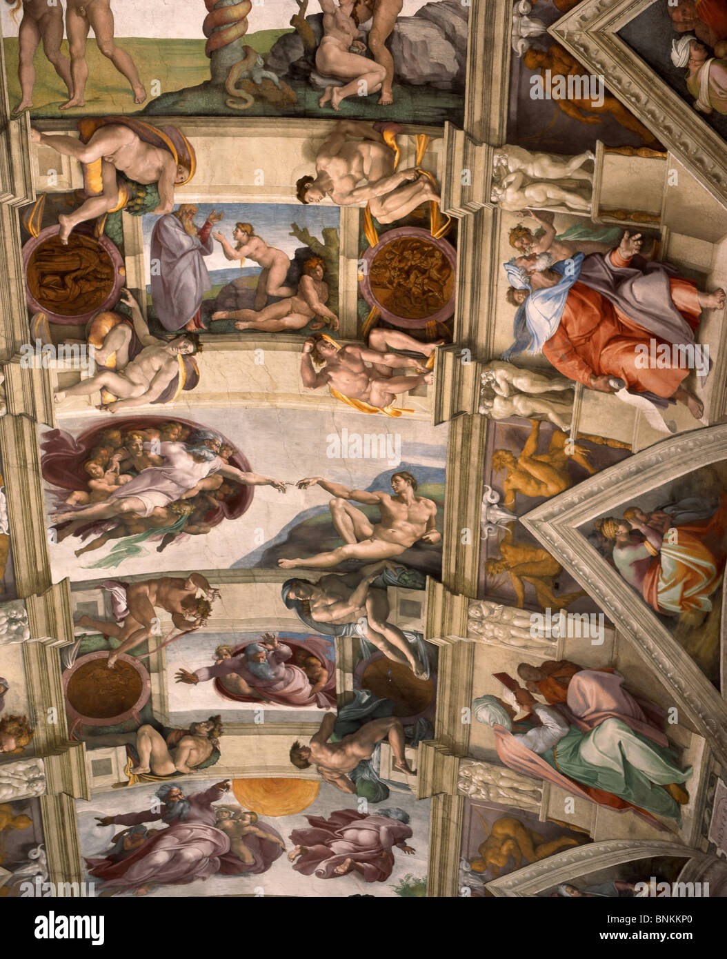 Italy Rome Sistine chapel Vatican painting art skill painting ...