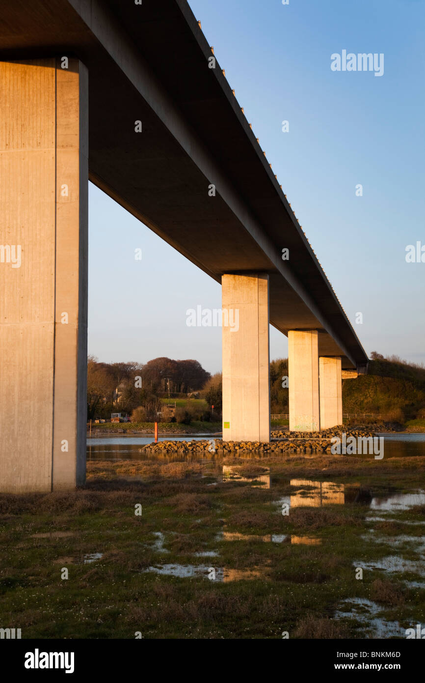 Wadebridge; A39 bridge over the river camel; Cornwall Stock Photo - Alamy