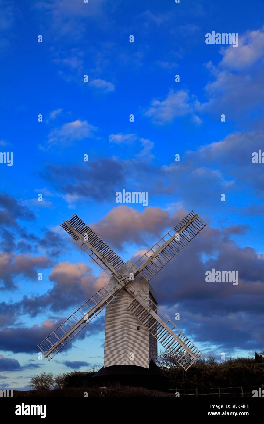 Jill Windmill a post mill and grade II listed building standing on the ...