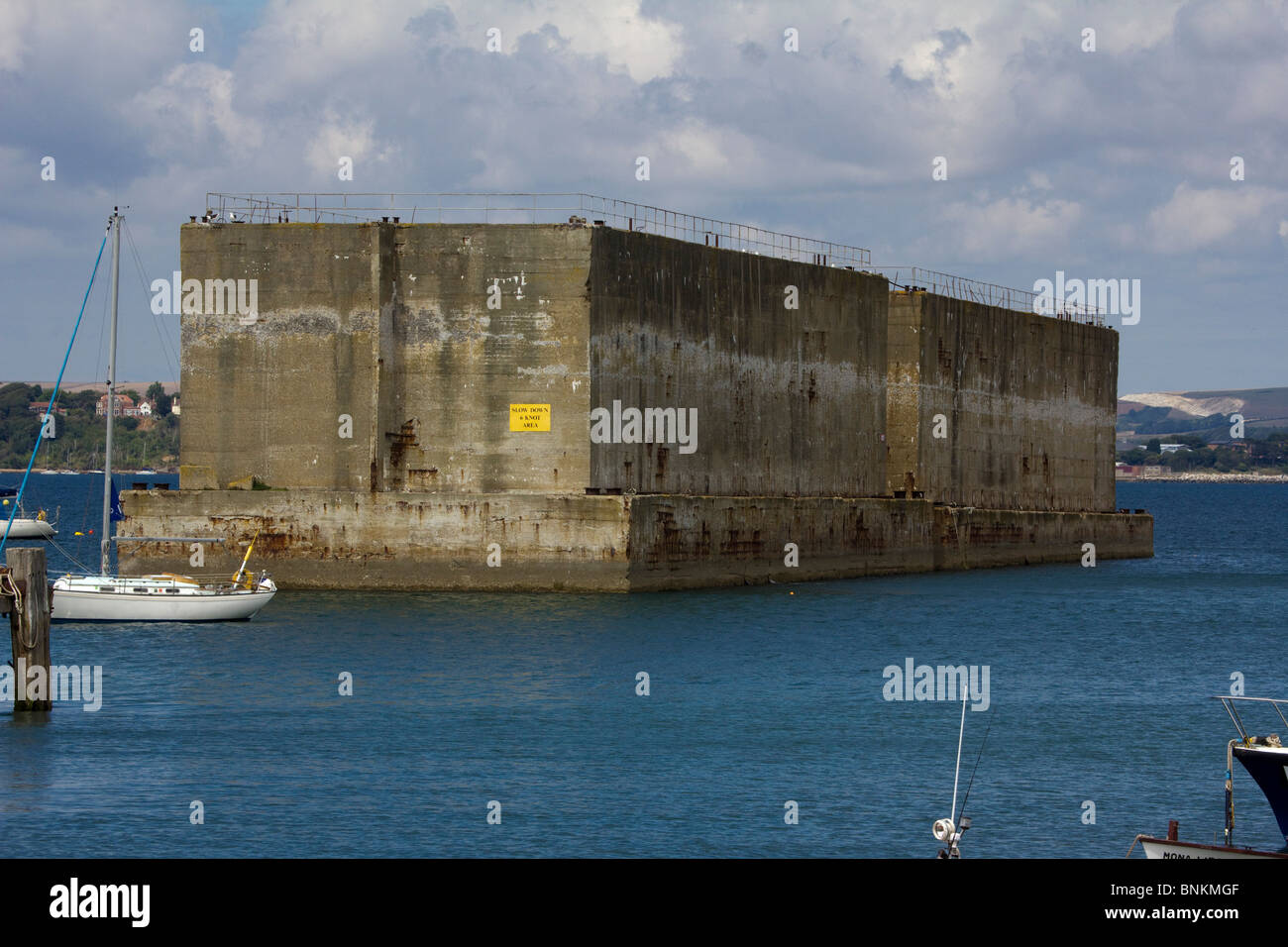 concrete Mulberry harbour units - A pair of Phoenixes at Portland ...