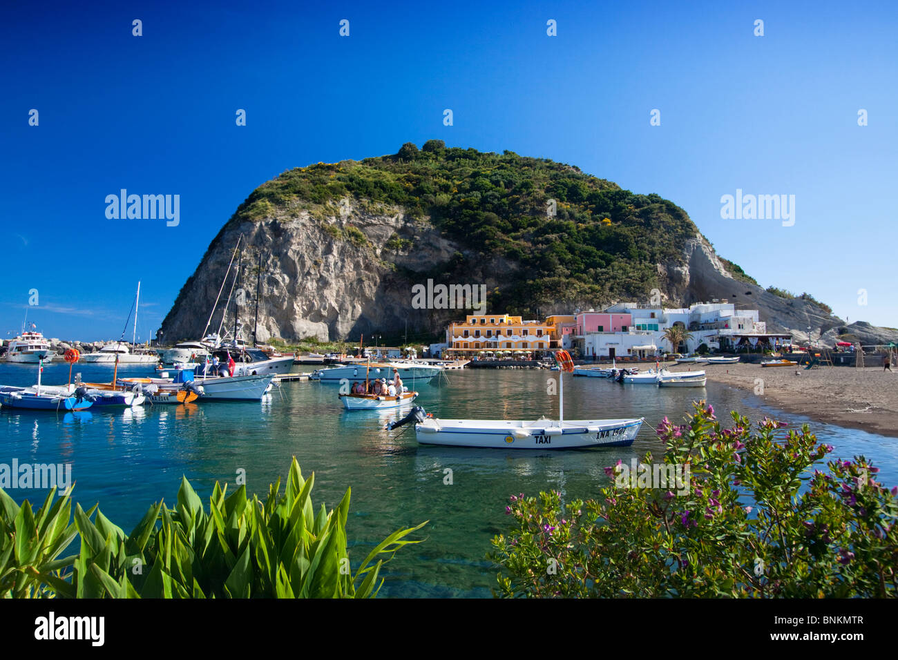 Ischia, Sant Angelo Beach, Italy Stock Photo - Alamy
