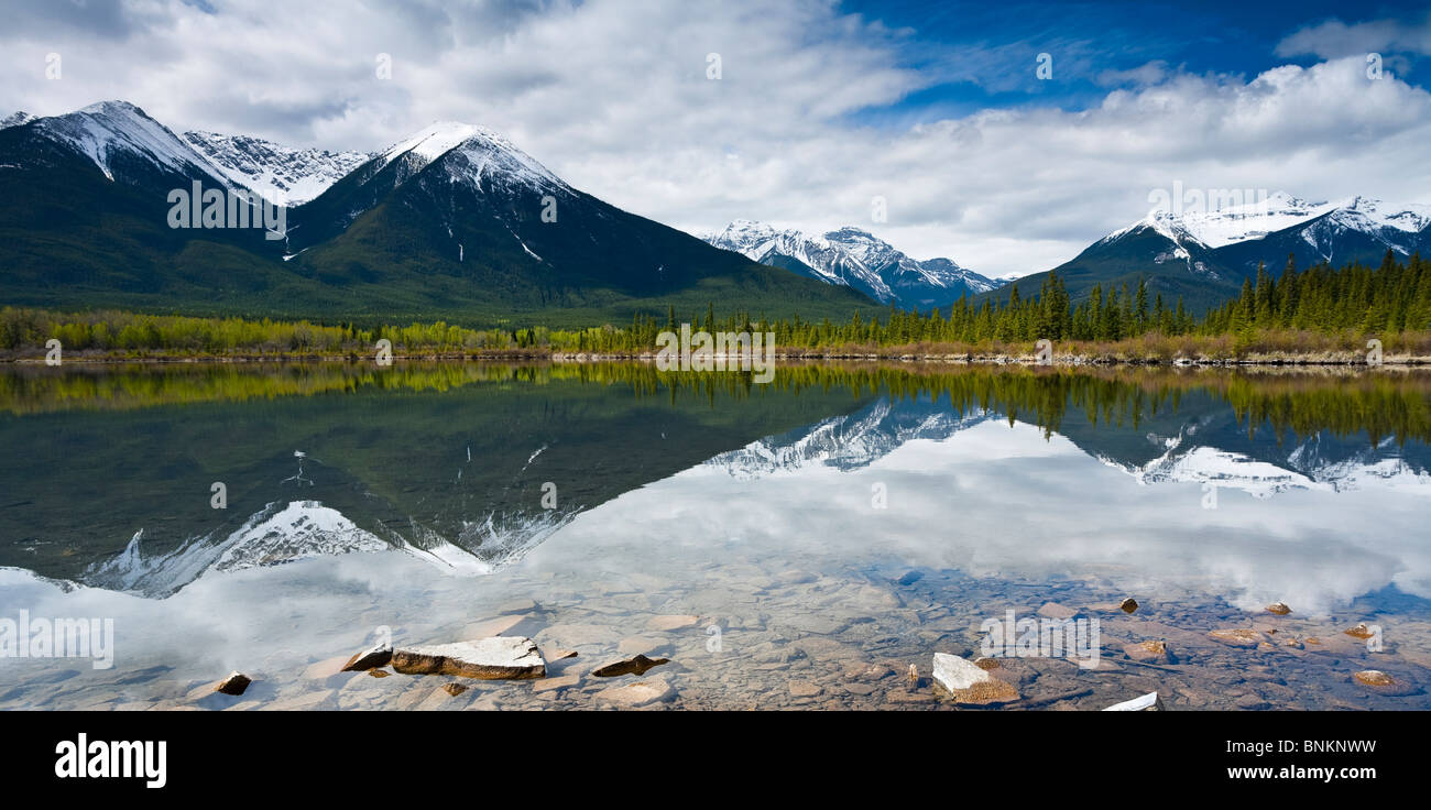 Vermilion Lakes and the Sundance Range Banff National Park Alberta ...