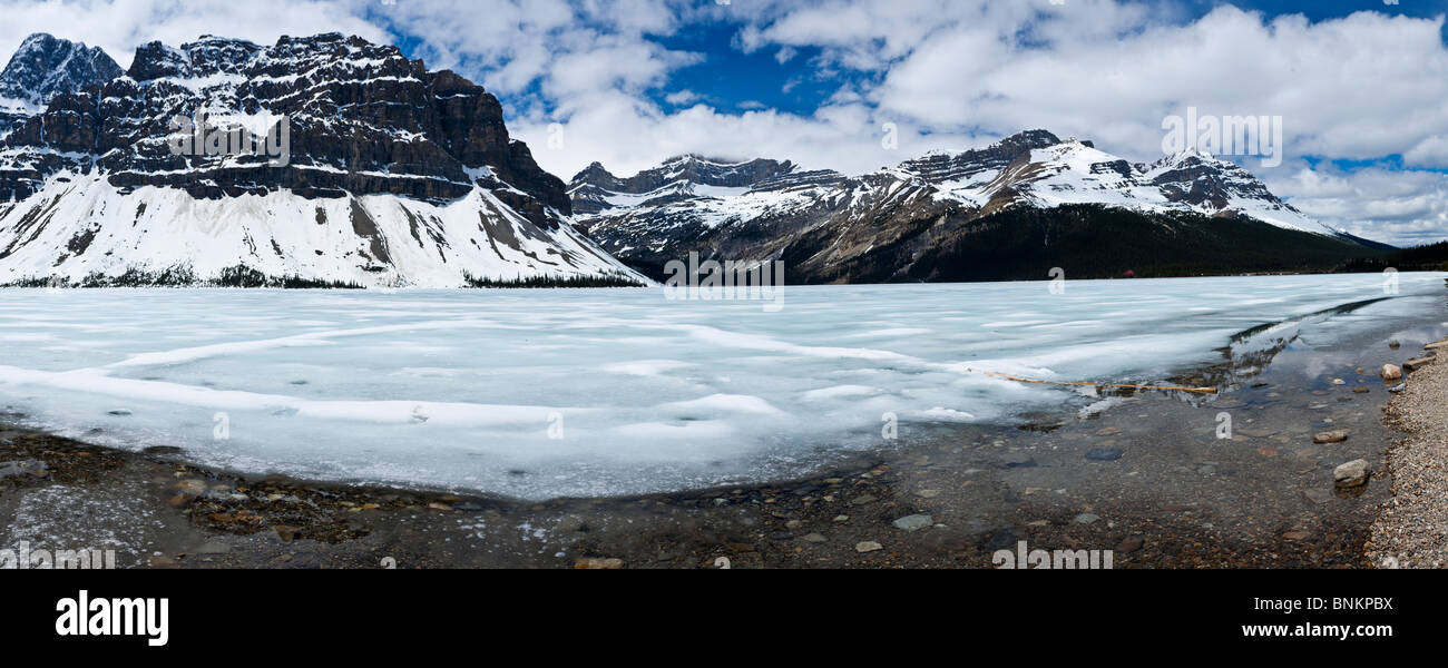 Panoramic view bow lake hi-res stock photography and images - Alamy
