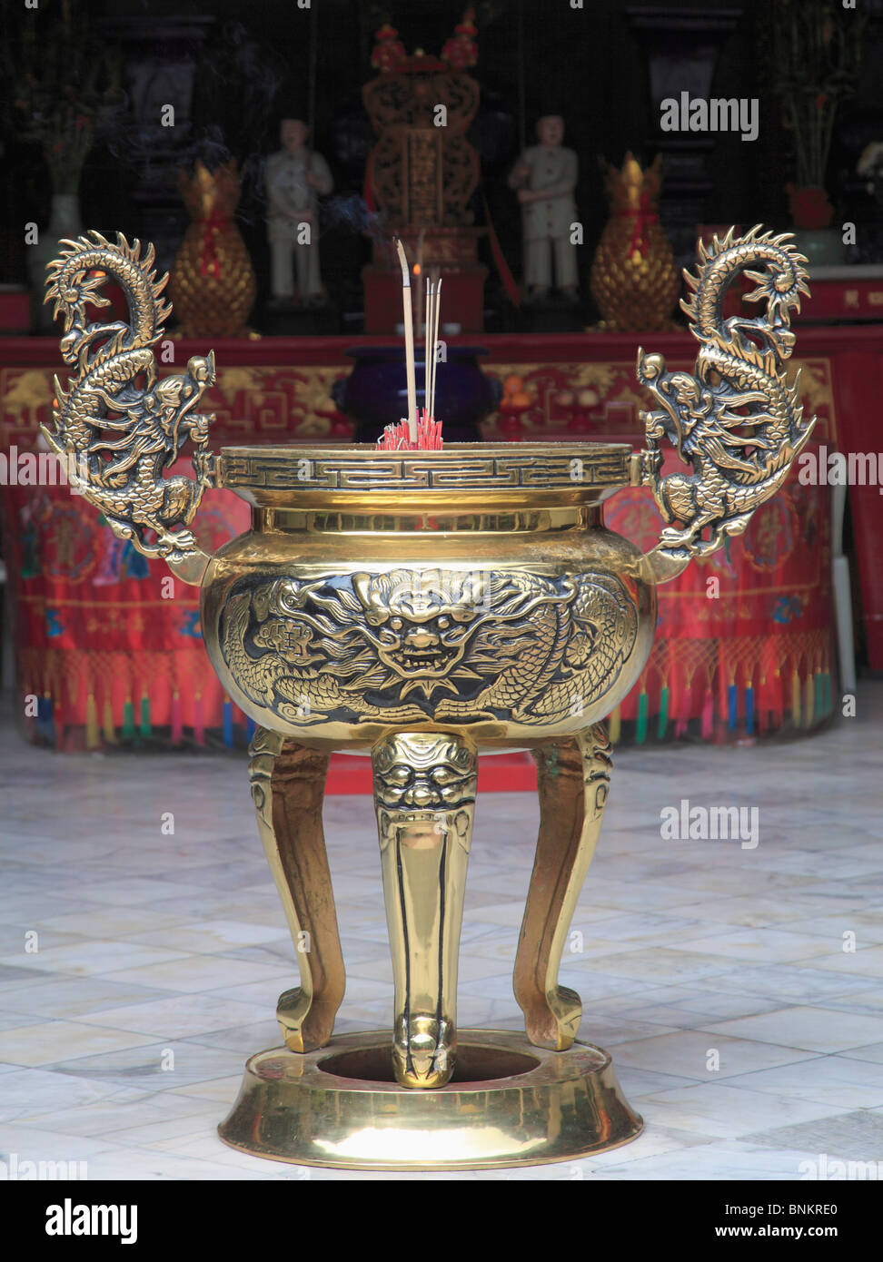 Malaysia, Kuala Lumpur, Chan See Shu Yuen Chinese Association, incense ...