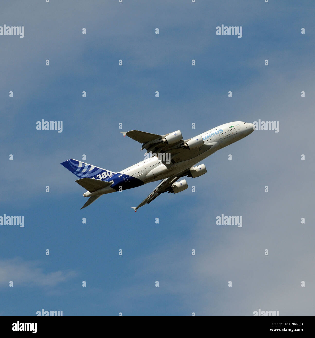 A380 Airbus a four engine double deck passenger aircraft in flight ...