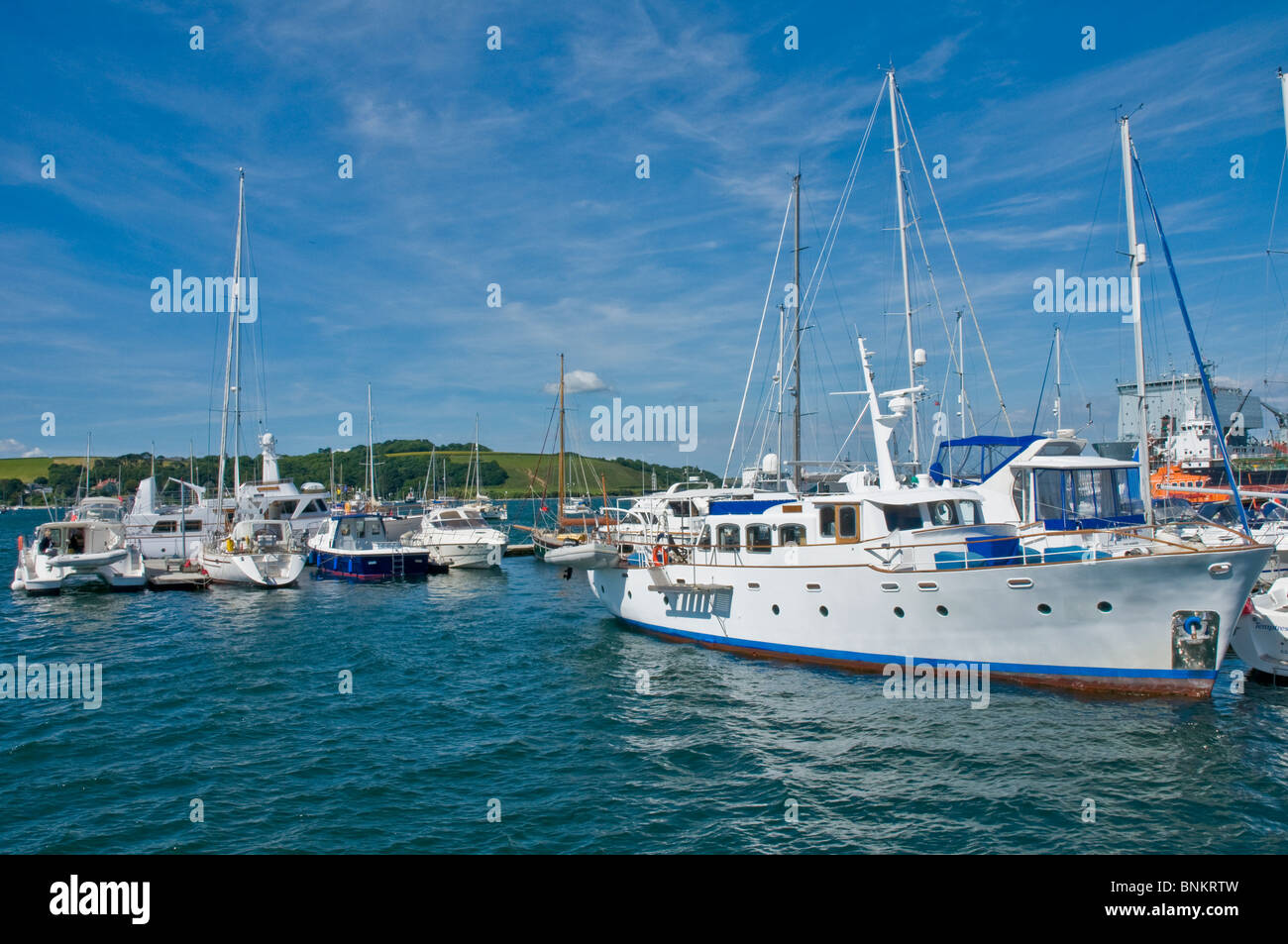 Falmouth marina hi-res stock photography and images - Alamy