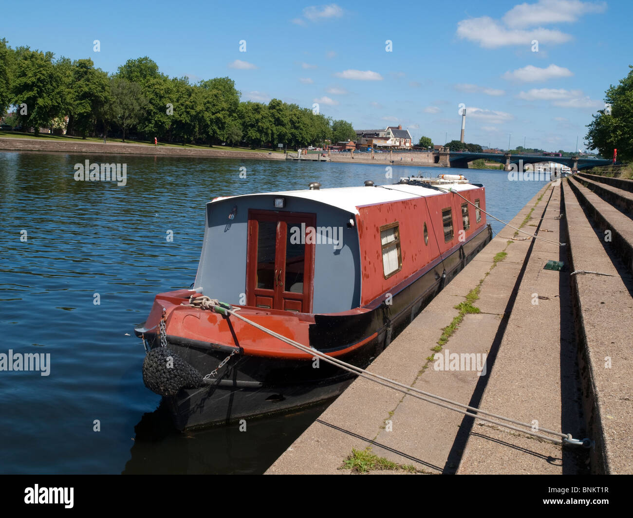 The River Trent and Victoria Embankment, Nottingham England UK Stock ...
