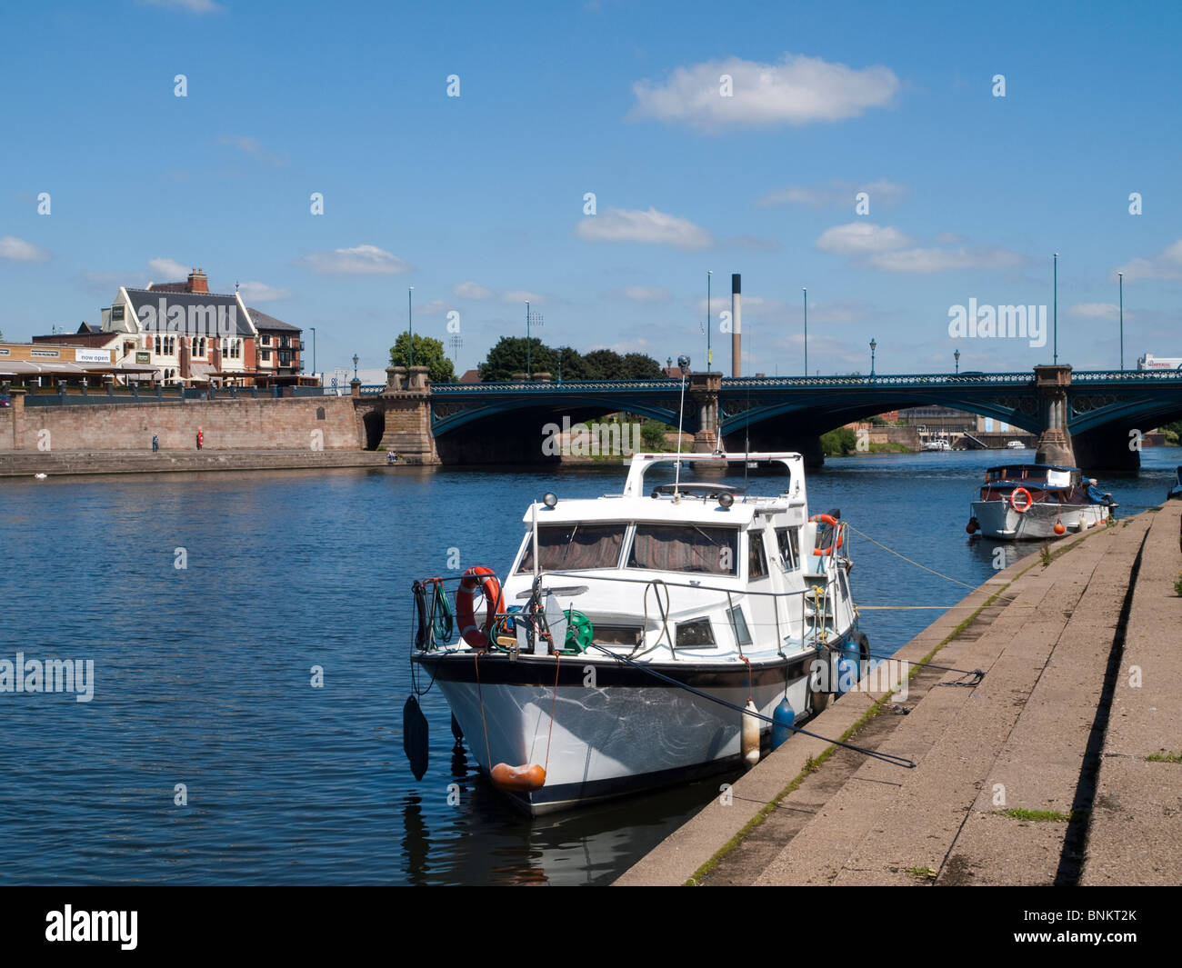 The River Trent and Victoria Embankment, Nottingham England UK Stock ...