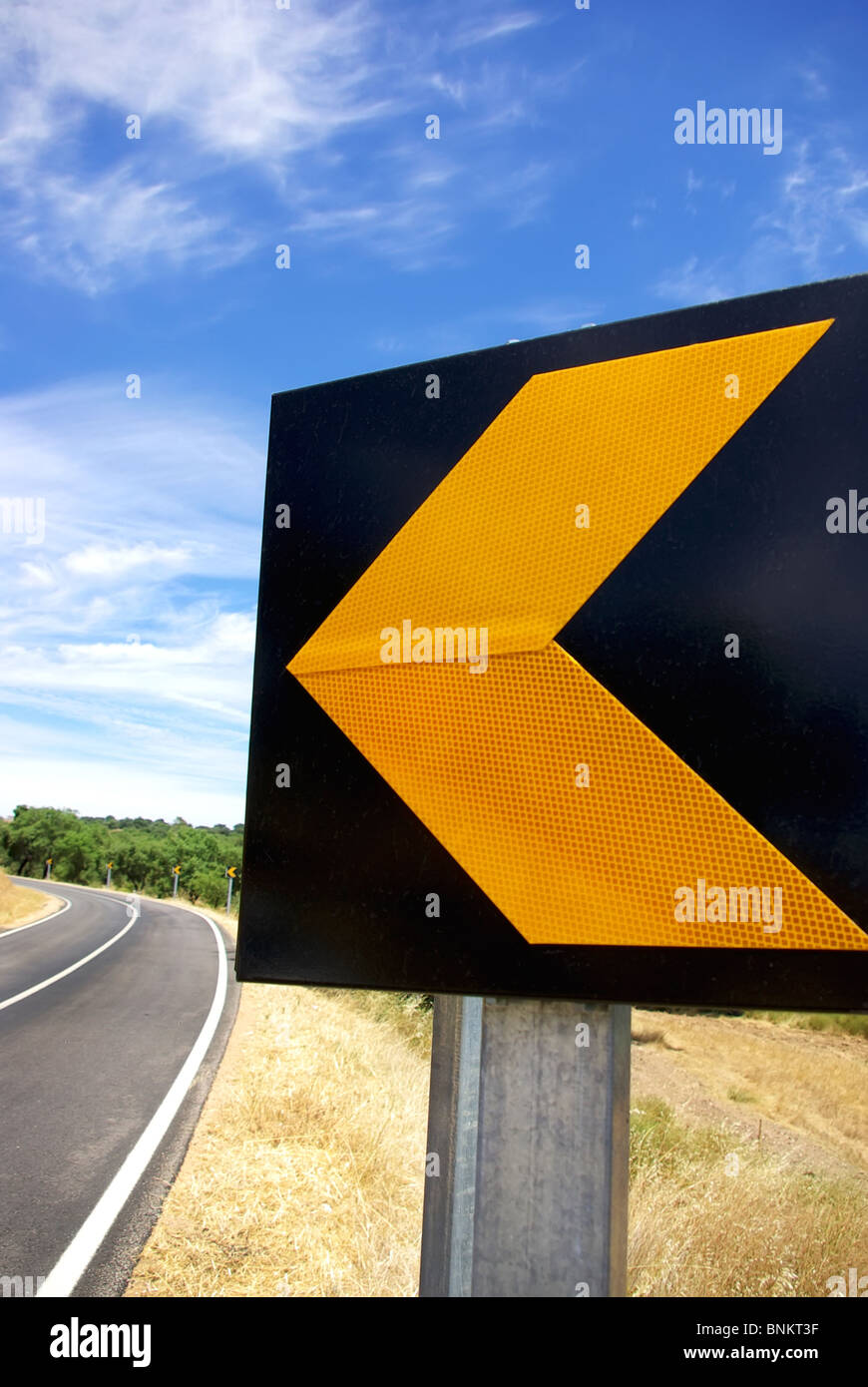 Empty roadsign hi-res stock photography and images - Alamy