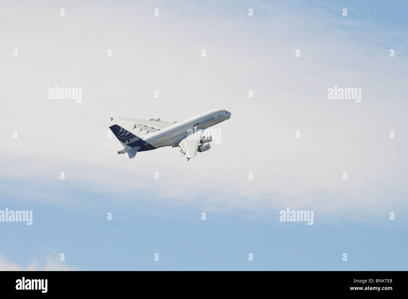 A380 Airbus a four engine double deck passenger aircraft in flight ...