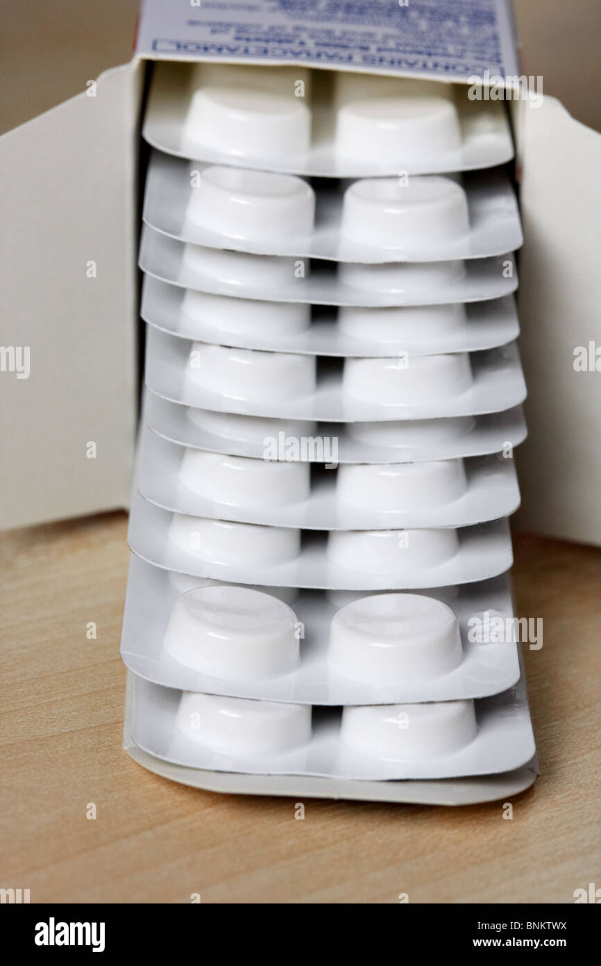 multi pack of 100 co-codamol codeine and paracetamol tablets in blister ...