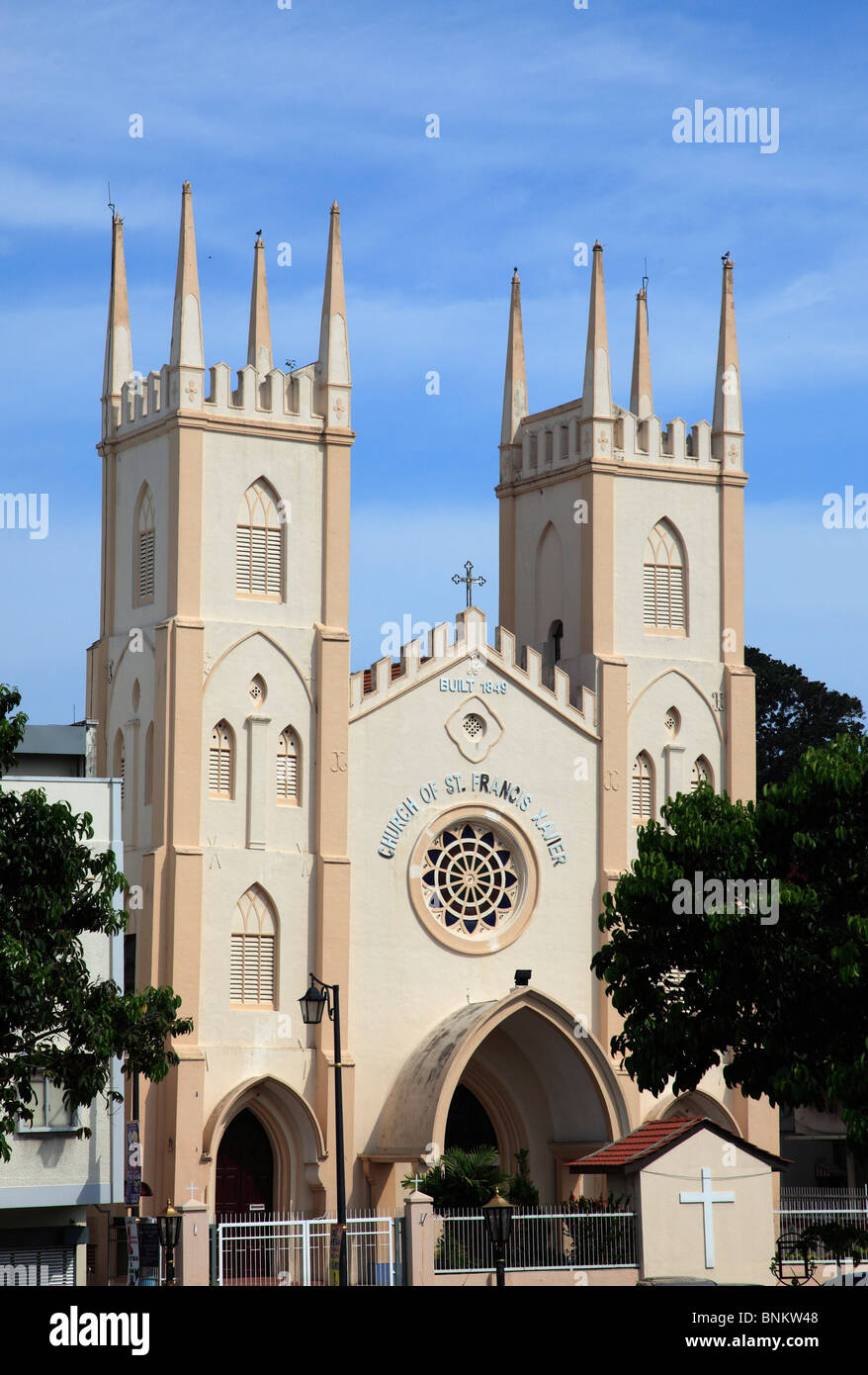 Malaysia, Melaka, Malacca, Church of St Francis Xavier Stock Photo - Alamy
