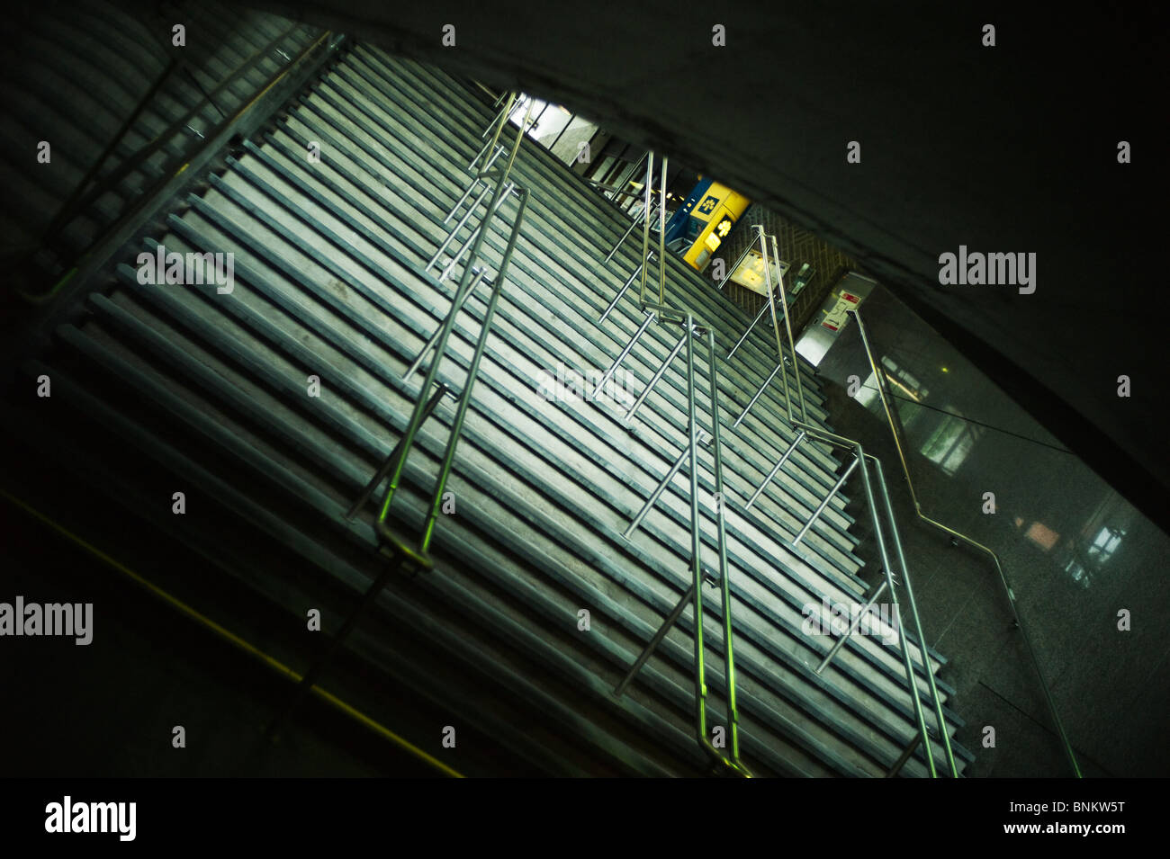 Stairway at Mont-Royal station, Montréal Stock Photo - Alamy