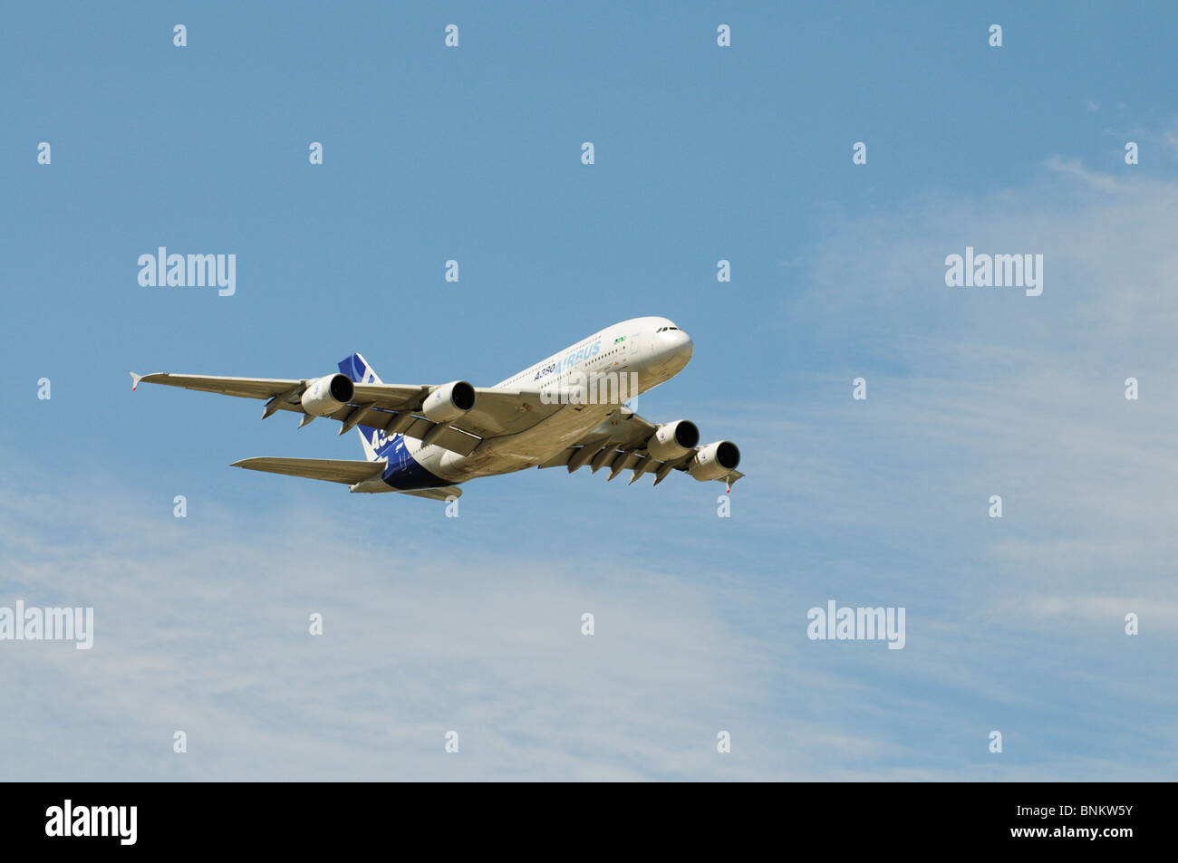 The airbus a380 is a double deck hi-res stock photography and images ...