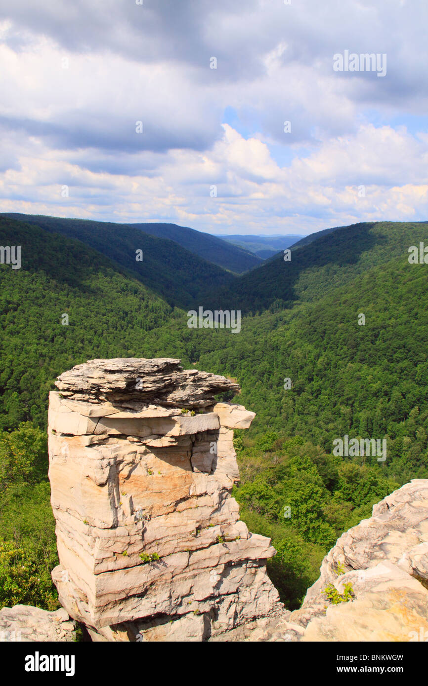 Blackwater falls from overlook hi-res stock photography and images - Alamy