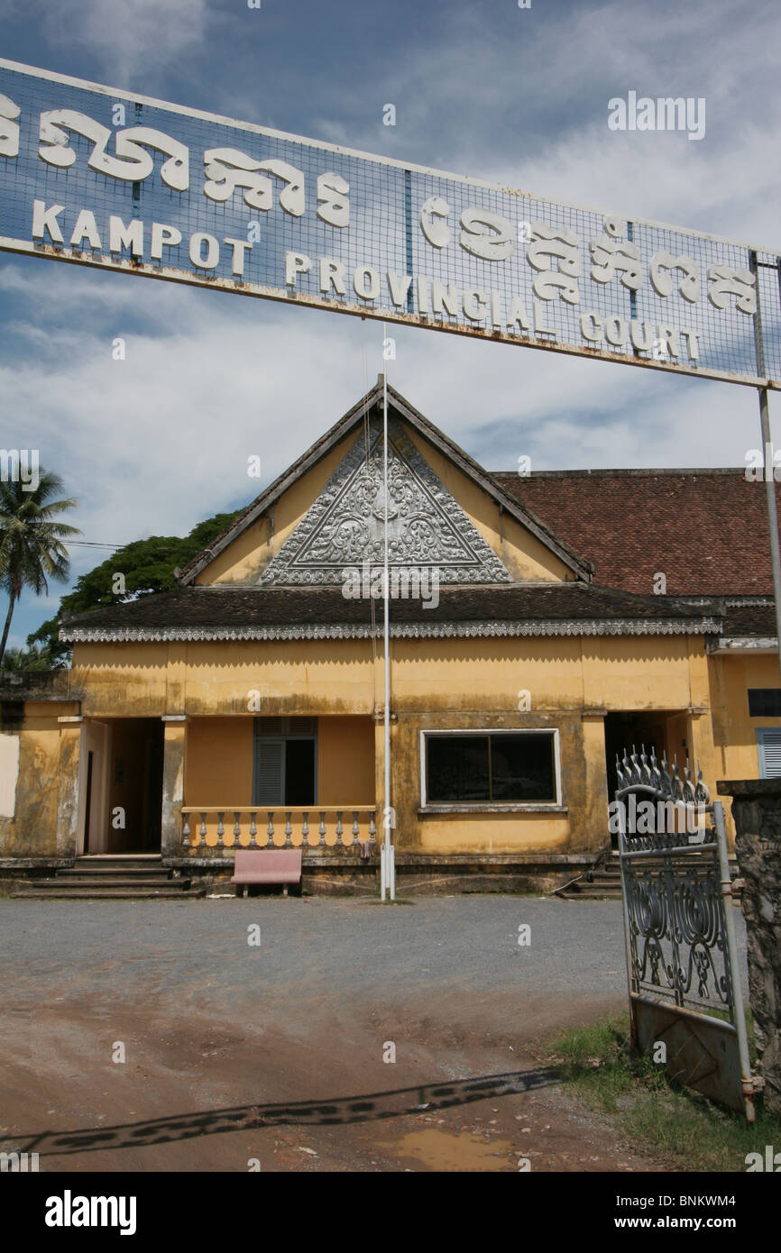 Kampot Provincial Court, Cambodia Stock Photo - Alamy