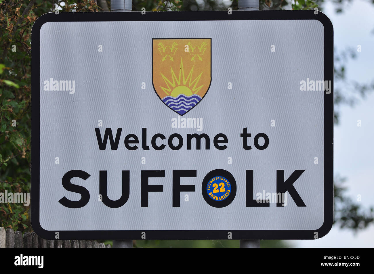 Suffolk sign welcome hi-res stock photography and images - Alamy