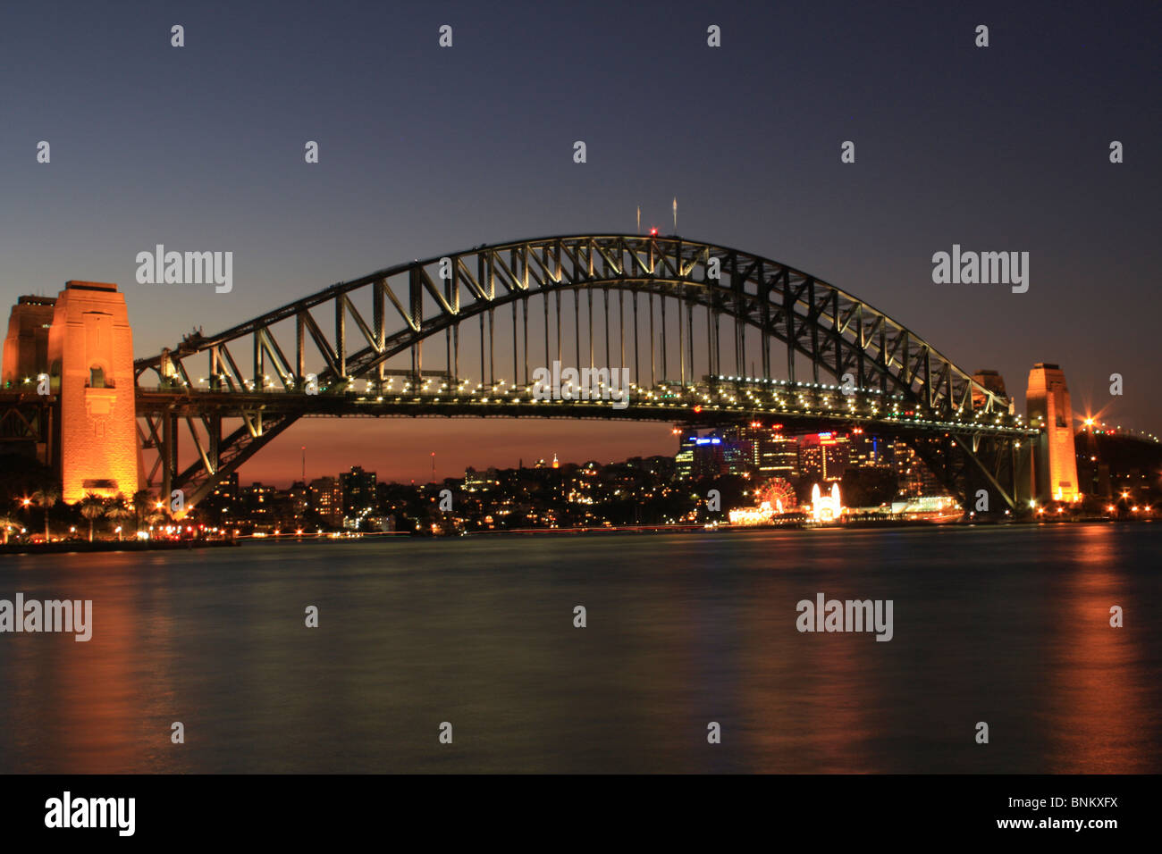 Dusk view sydney harbour hi-res stock photography and images - Alamy