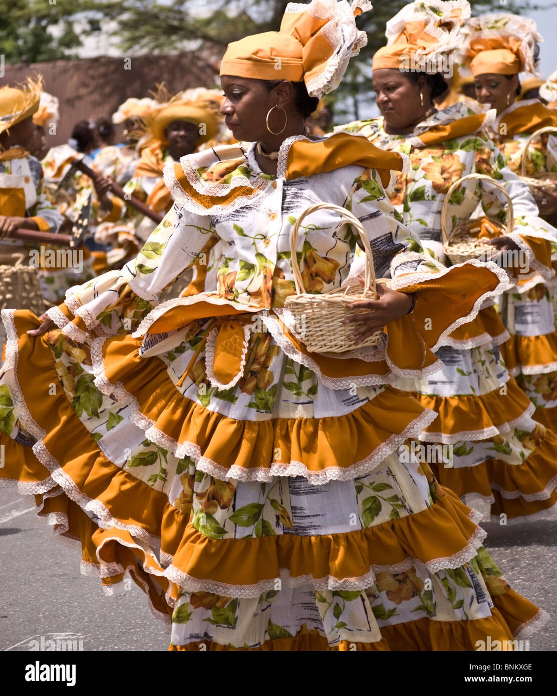 A group of ladies performing one of the traditional dances at the ...