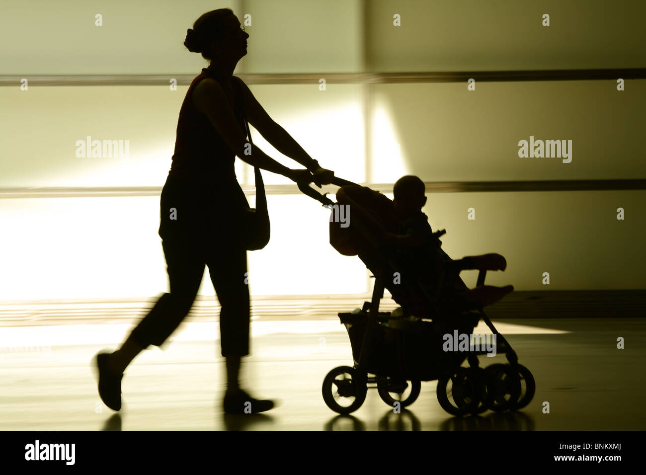 Woman with a stroller, Berlin, Germany Stock Photo - Alamy