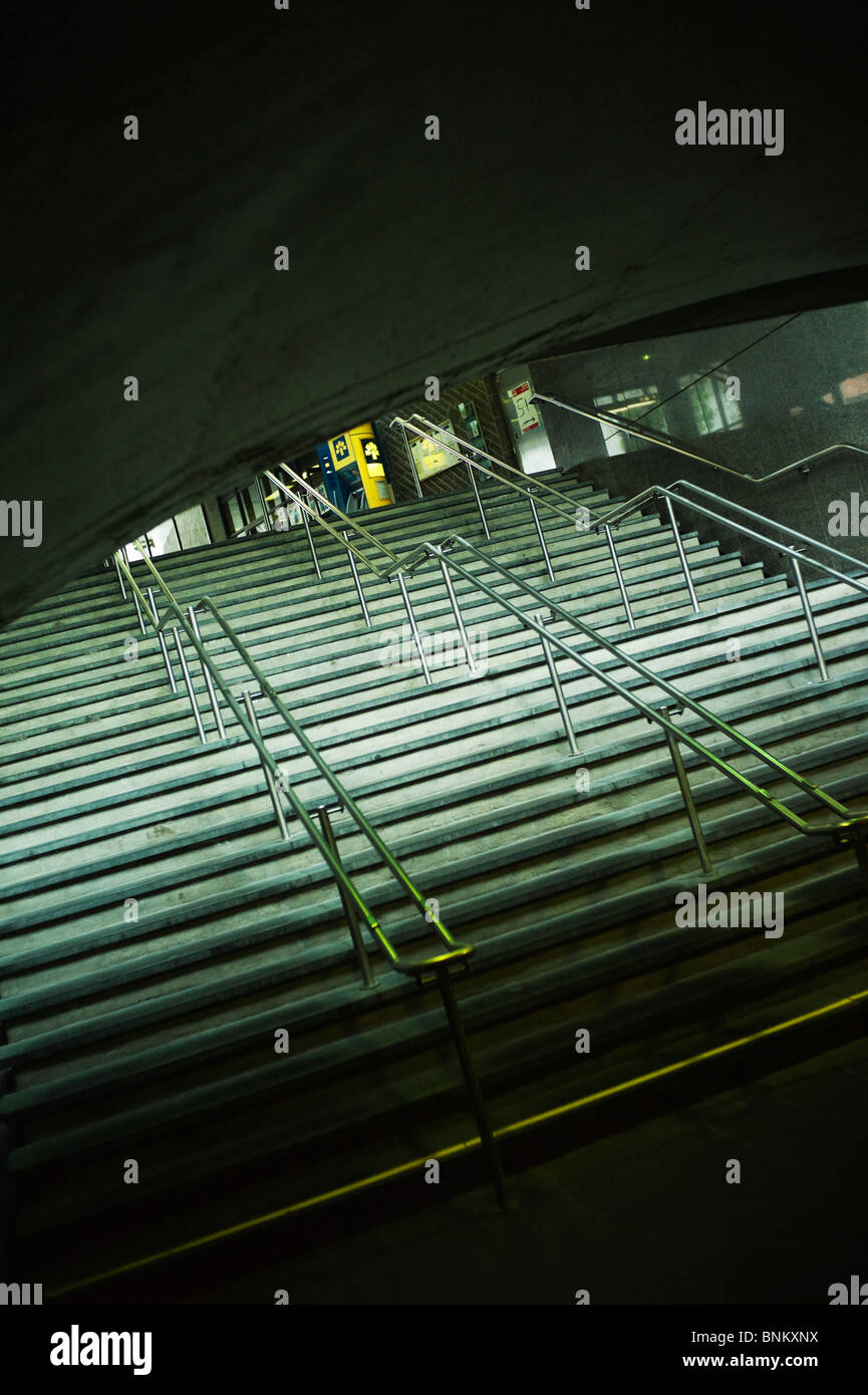 Stairway at Mont-Royal station, Montréal Stock Photo - Alamy