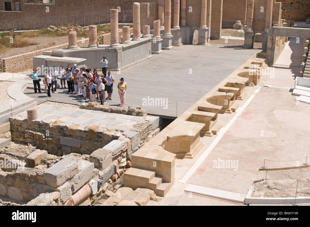 The roman theatre of carthago nova hi-res stock photography and images ...