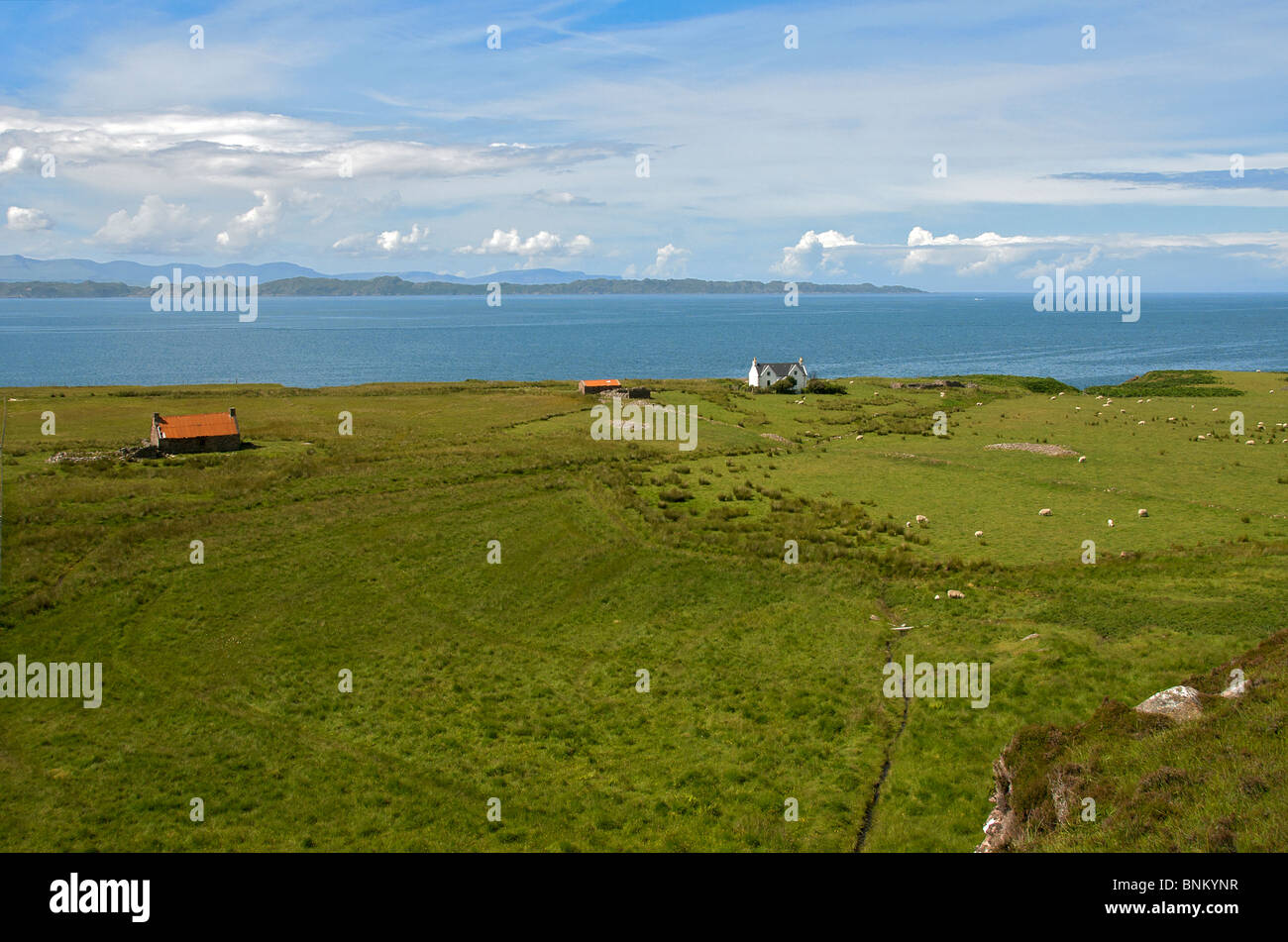Panoramic view looking toward Raasay and Skye Applecross Peninsular ...