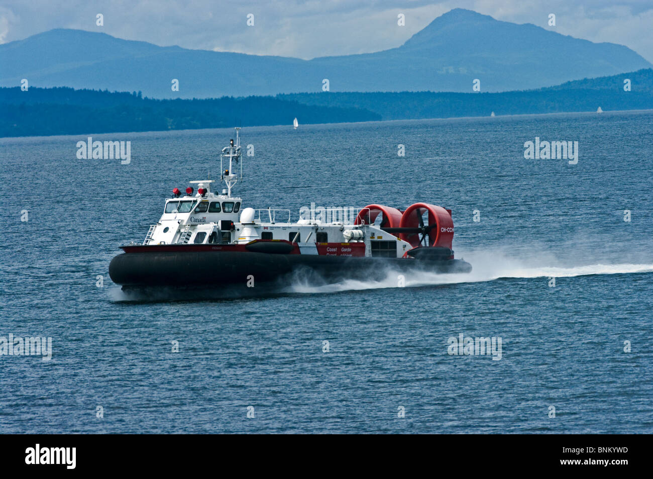 Canadian Coast guard Hovercraft Stock Photo - Alamy