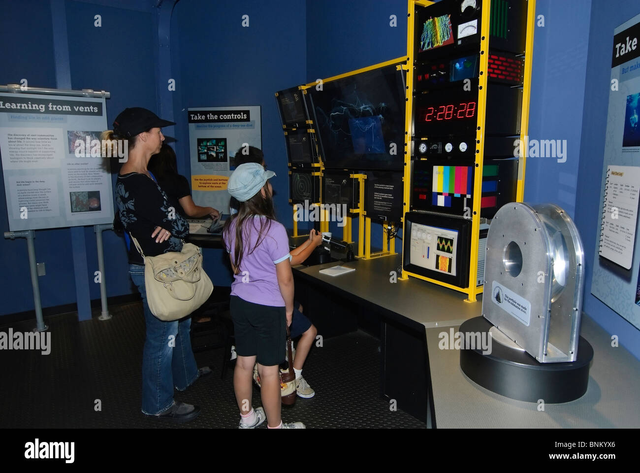 Guests interacting with the Extreme Zone exhibit at the California ...