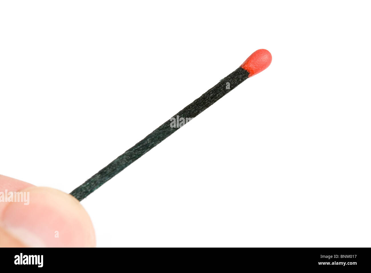 Black Match with white background Stock Photo - Alamy