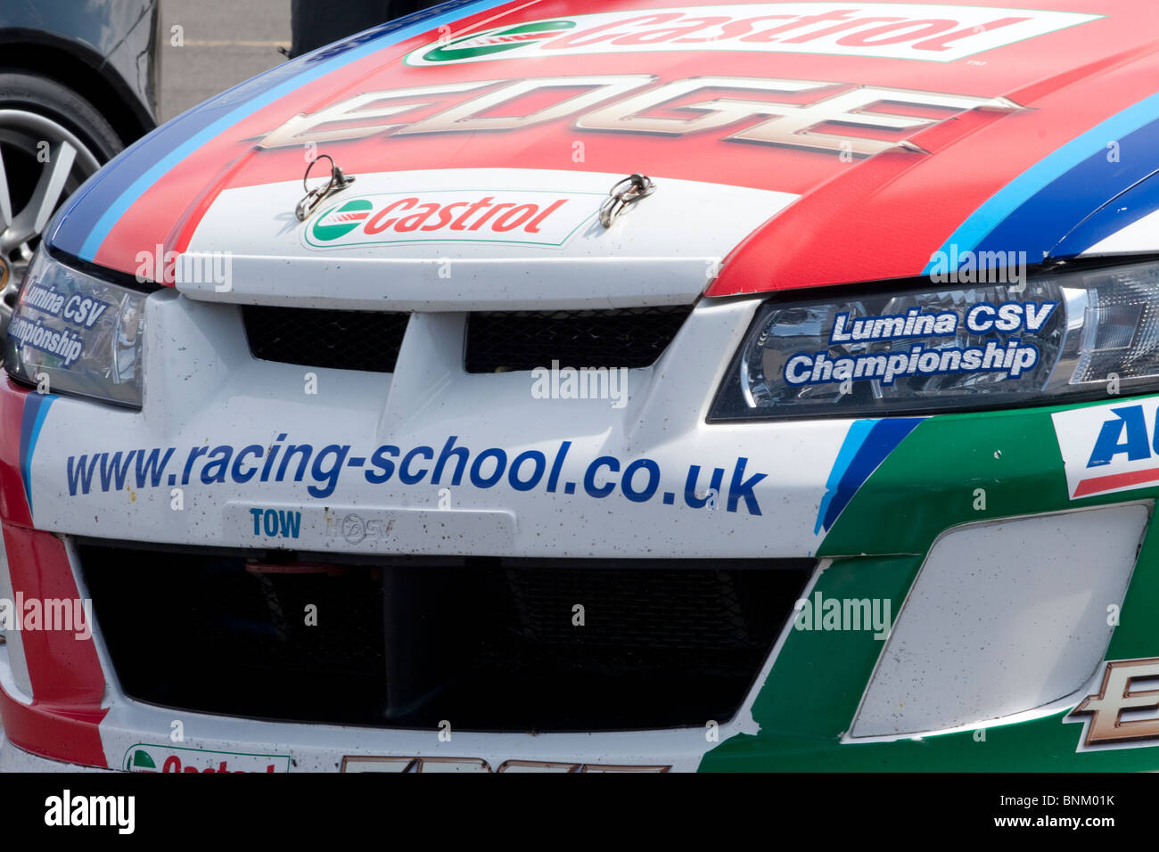 Racing cars at Rockingham speedway motor circuit Stock Photo - Alamy