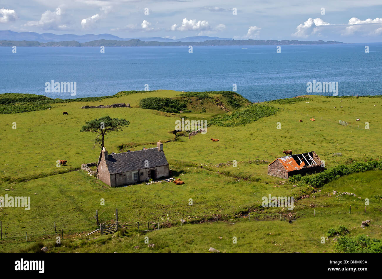 Small farm Applecross Peninsular Wester Ross, Ross and Cromarty ...
