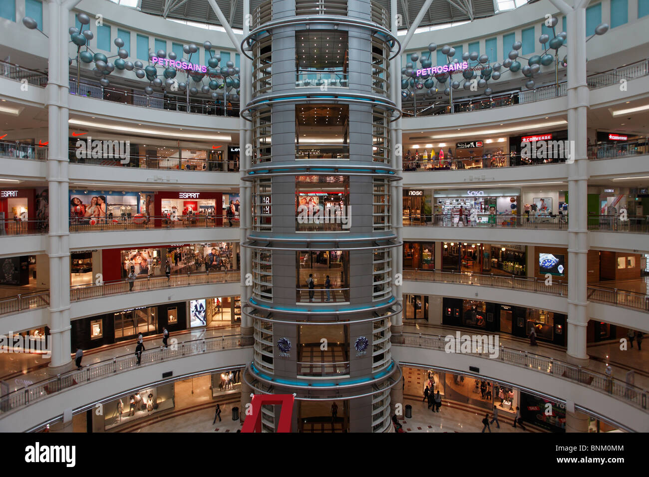 Malaysia, Kuala Lumpur, Suria KLCC Shopping Centre interior Stock Photo ...