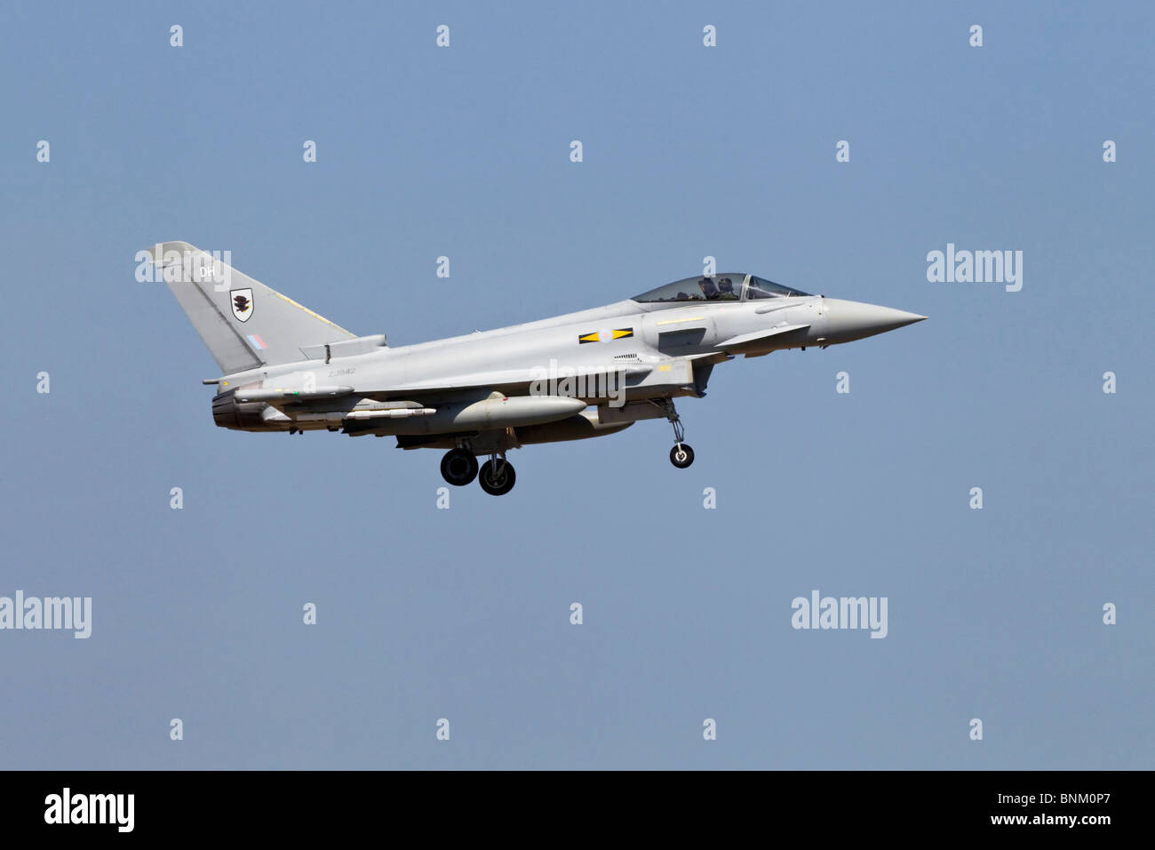 A Bae systems Typhoon fighter of the RAF Stock Photo - Alamy