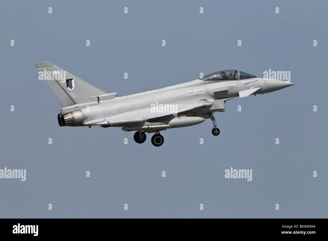 A Bae systems Typhoon fighter of the RAF Stock Photo - Alamy
