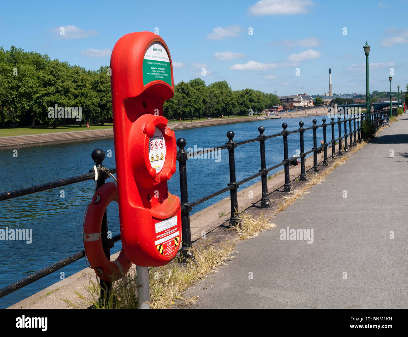 The River Trent and Victoria Embankment, Nottingham England UK Stock ...