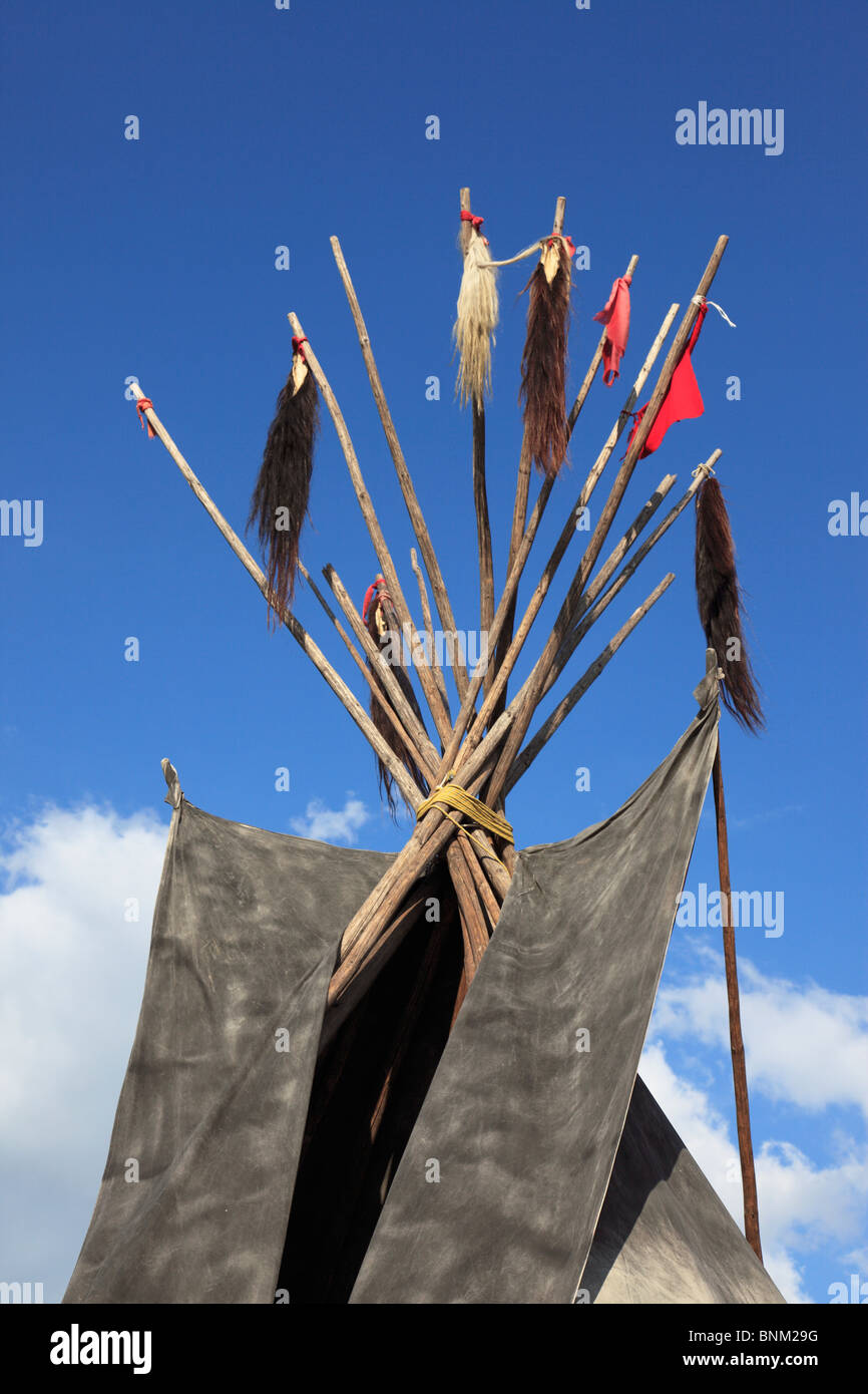top of a Navajo tepee Arizona USA. Photo by Willy Matheisl Stock Photo ...