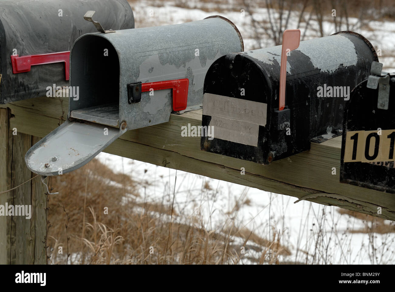 Canadian mailboxes hi-res stock photography and images - Alamy