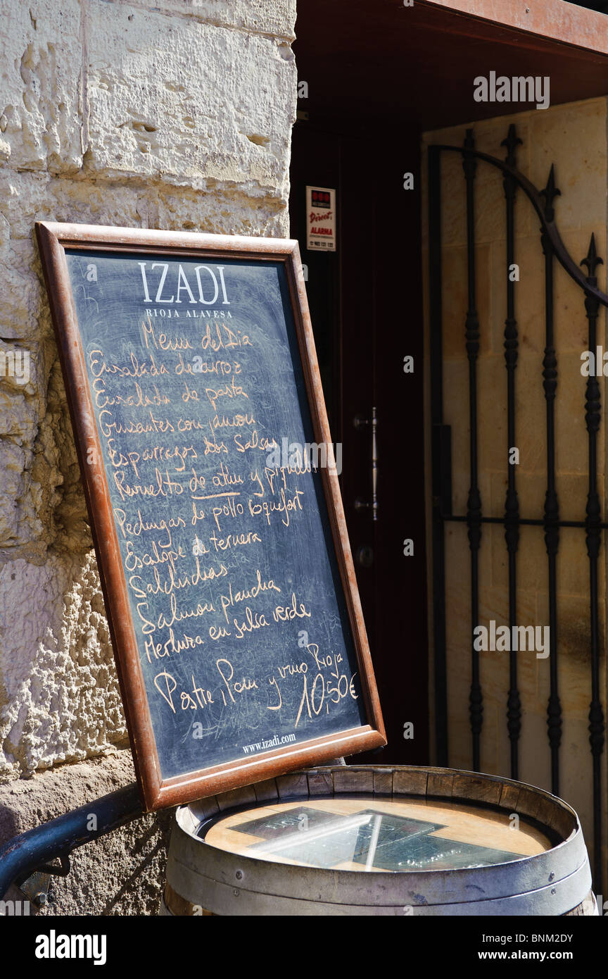 Spain bar menu hi-res stock photography and images - Alamy