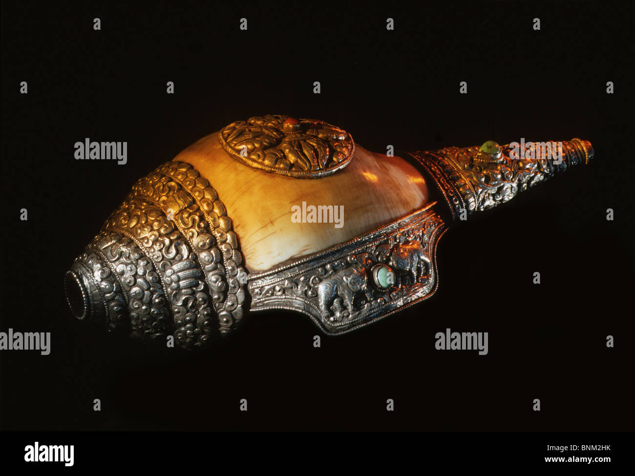 shell horn Ladakh India instrument religion buddhism monastery ...