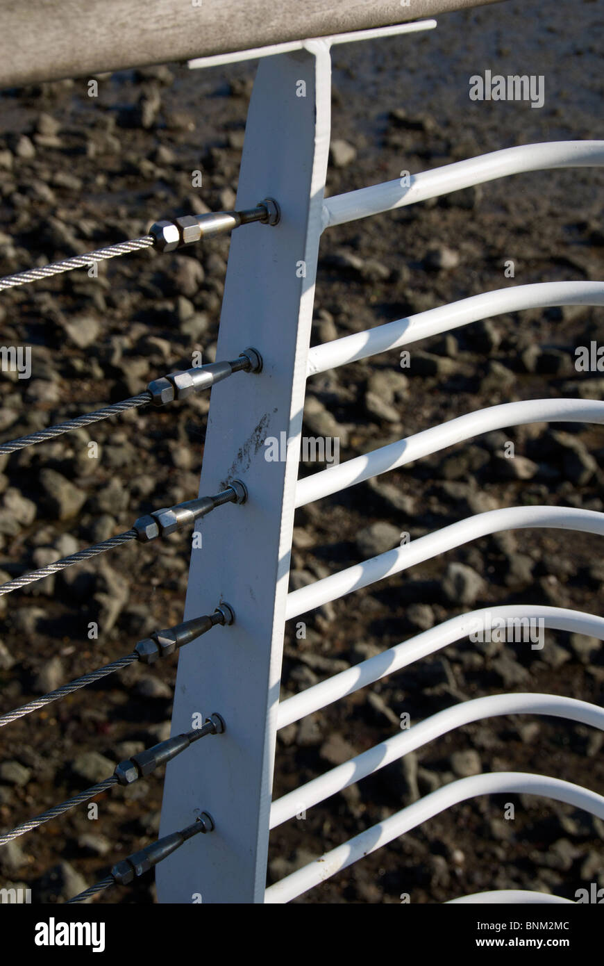 Hythe Hampshire UK Promenade Balustrade Stock Photo - Alamy