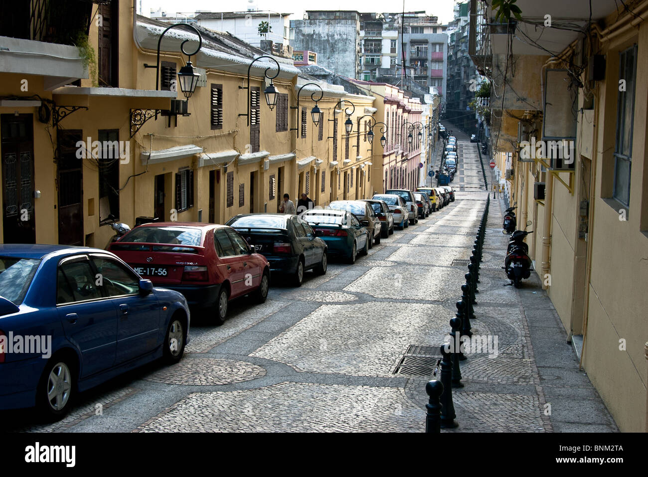 Old macau street Stock Photo - Alamy