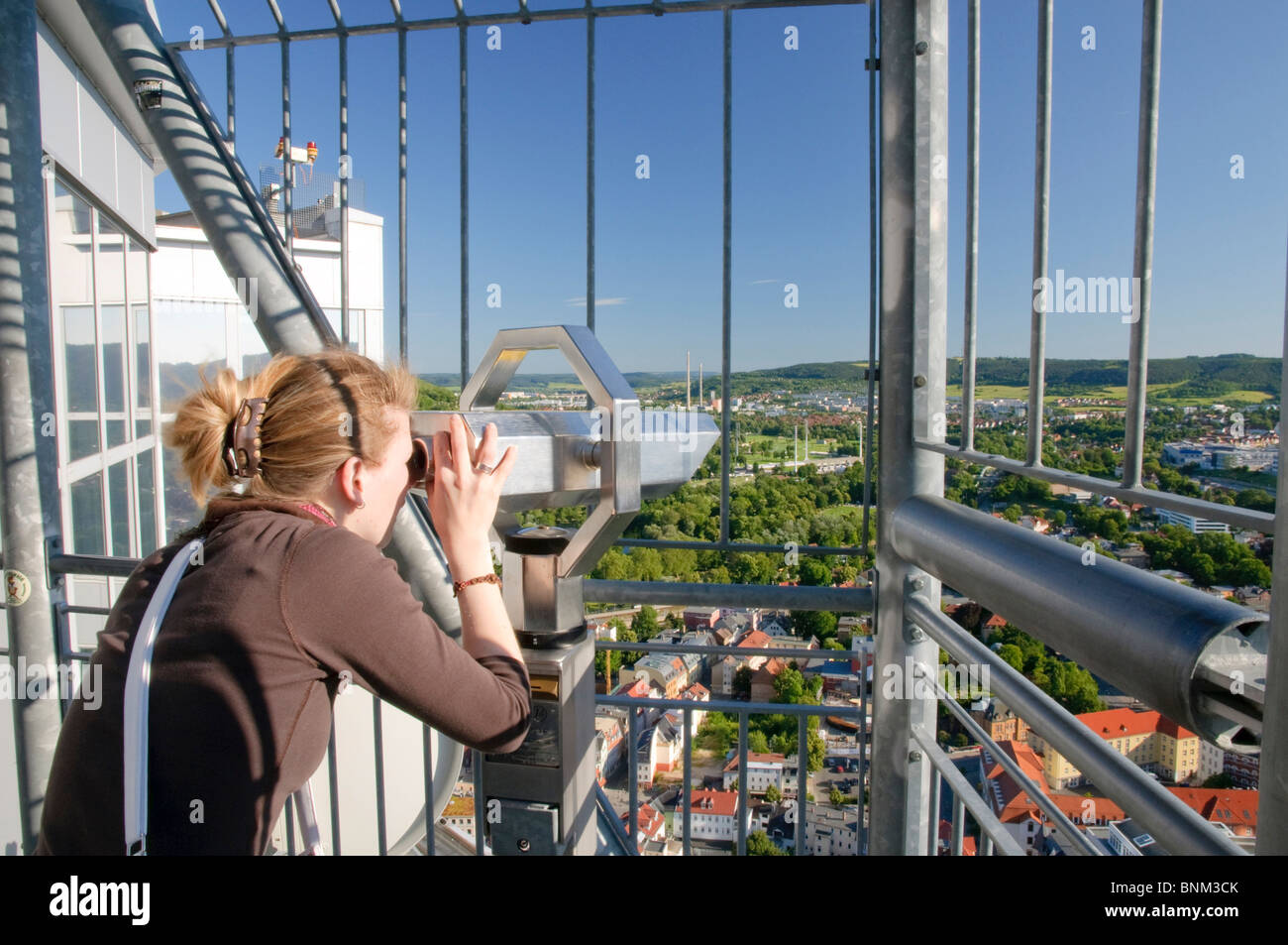View view view platform vantage point observation tower field recording ...