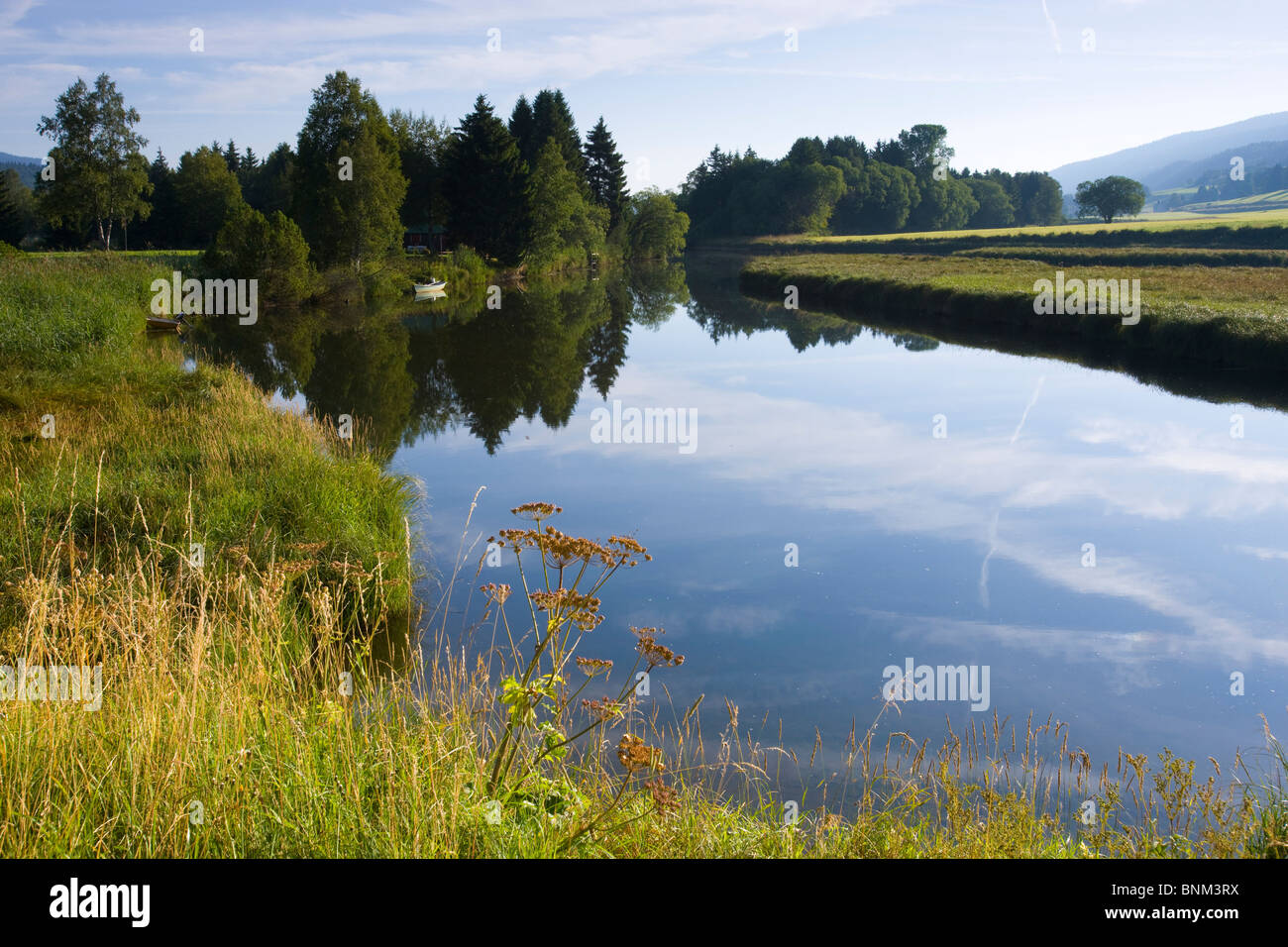Lac de Joux Switzerland canton Vaud Waadländer Jura lake water lake ...
