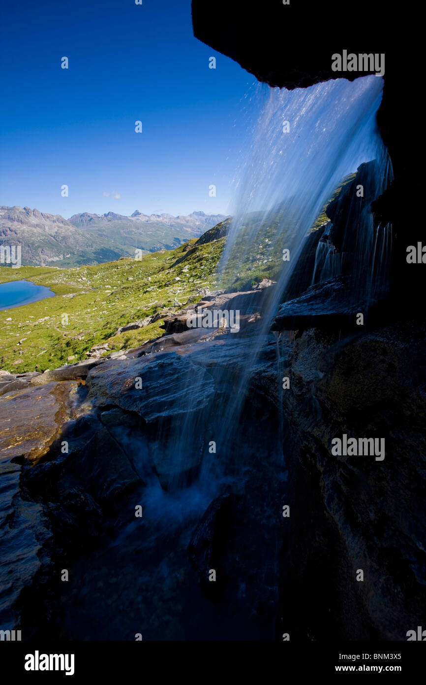 Lejin malachite Switzerland canton Graubünden Grisons Engadin lake ...
