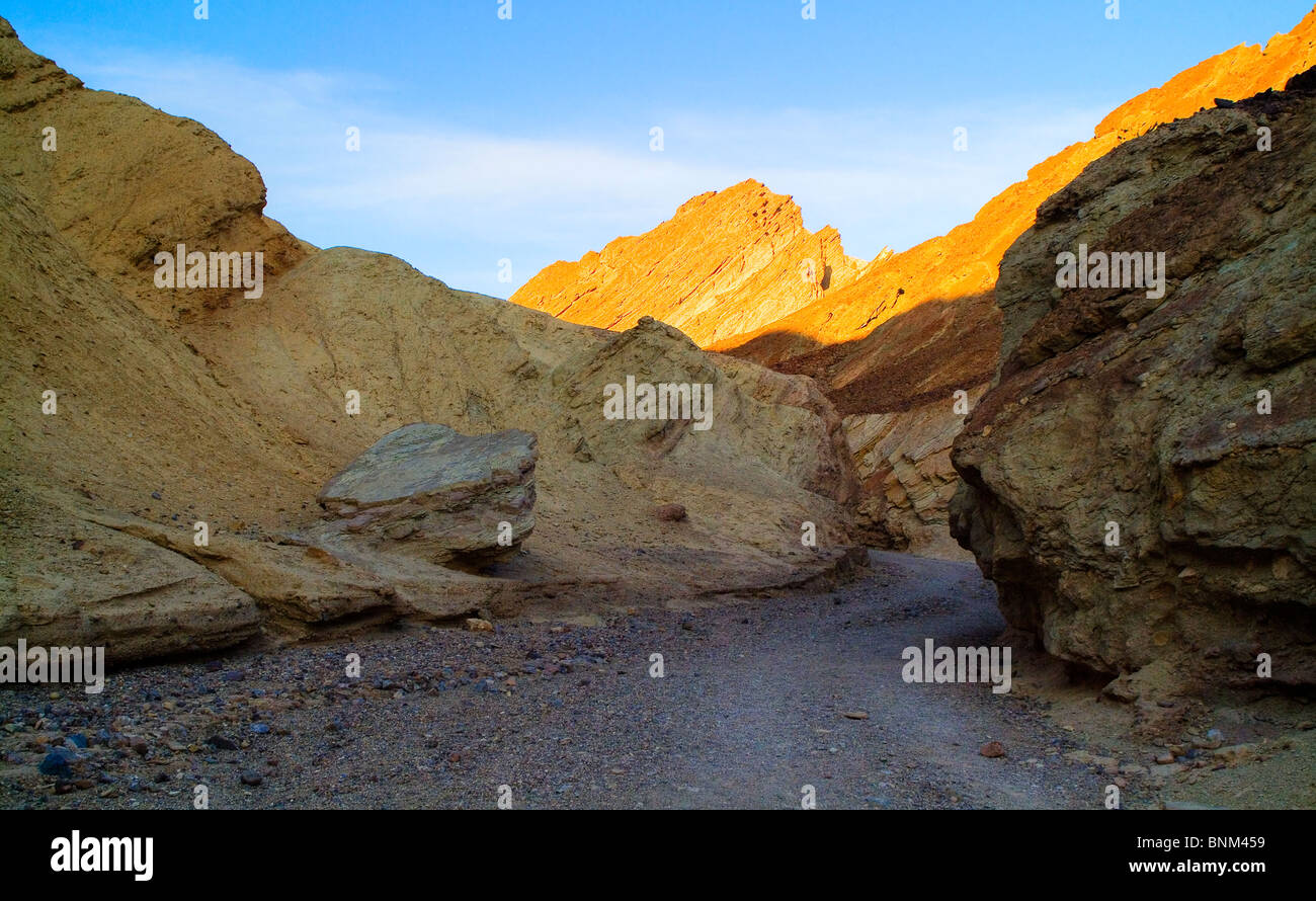 Gold Canyon, Death Valley National Park, California, USA Stock Photo ...
