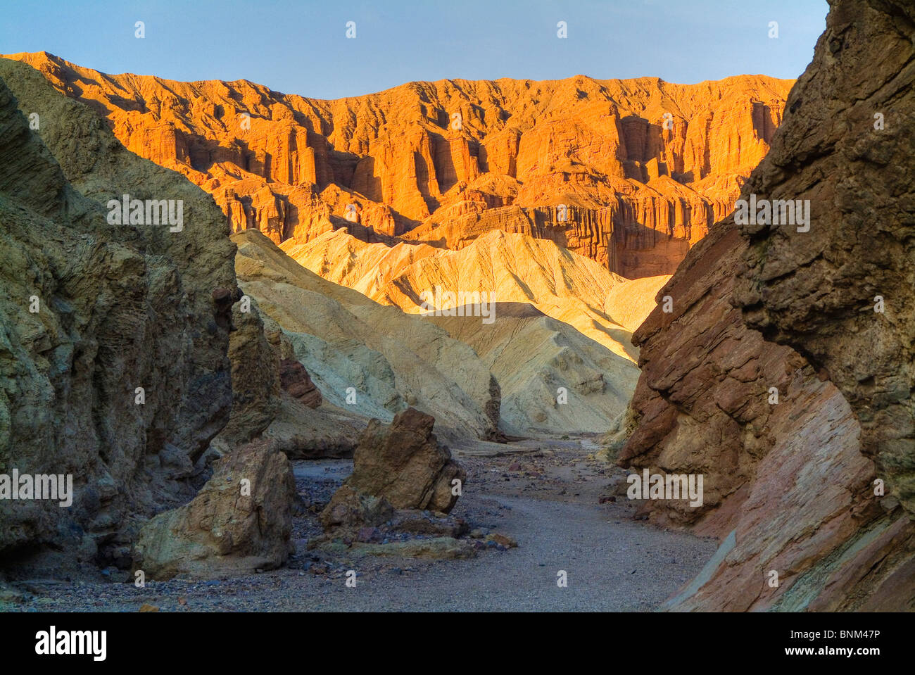 Gold Canyon, Death Valley National Park, California, USA Stock Photo ...